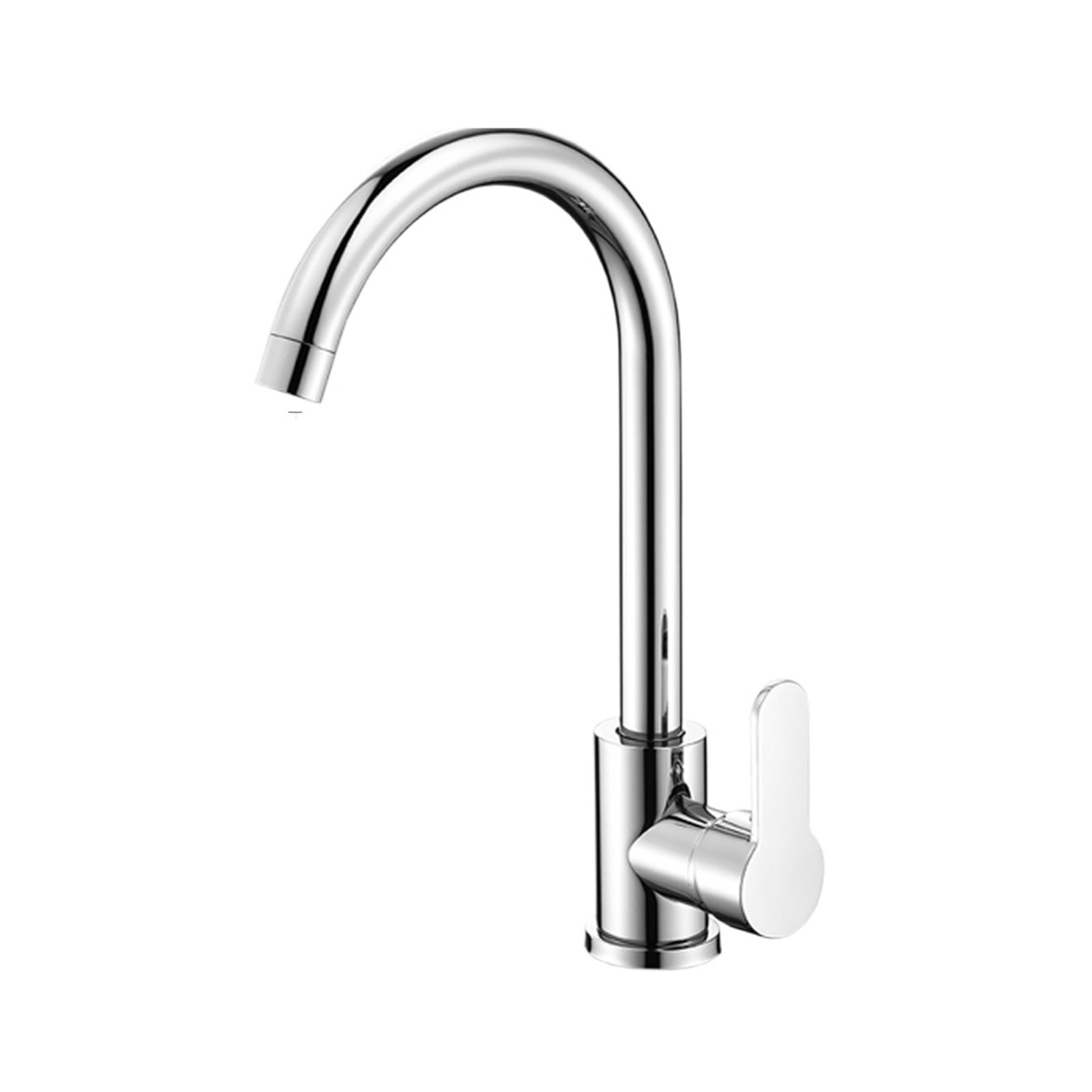 Kitchen Faucets Silver Single Handle Pull Out Kitchen Tap Single Hole ...