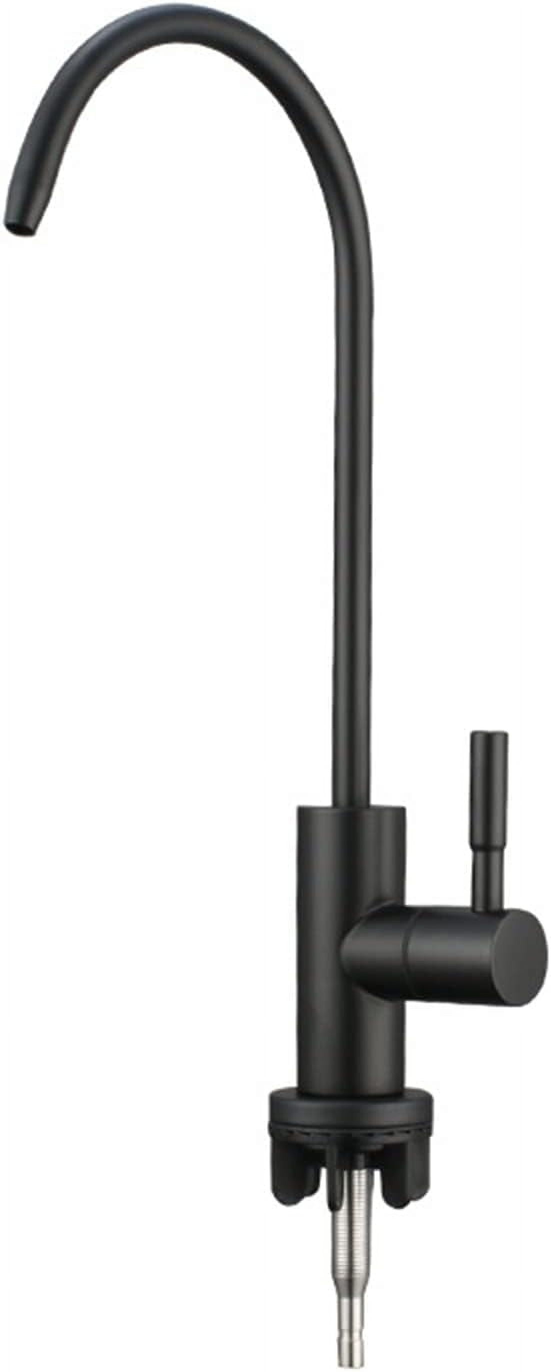 Kitchen Faucets Water Filter Faucet,360 Black Water Filter Faucet for ...