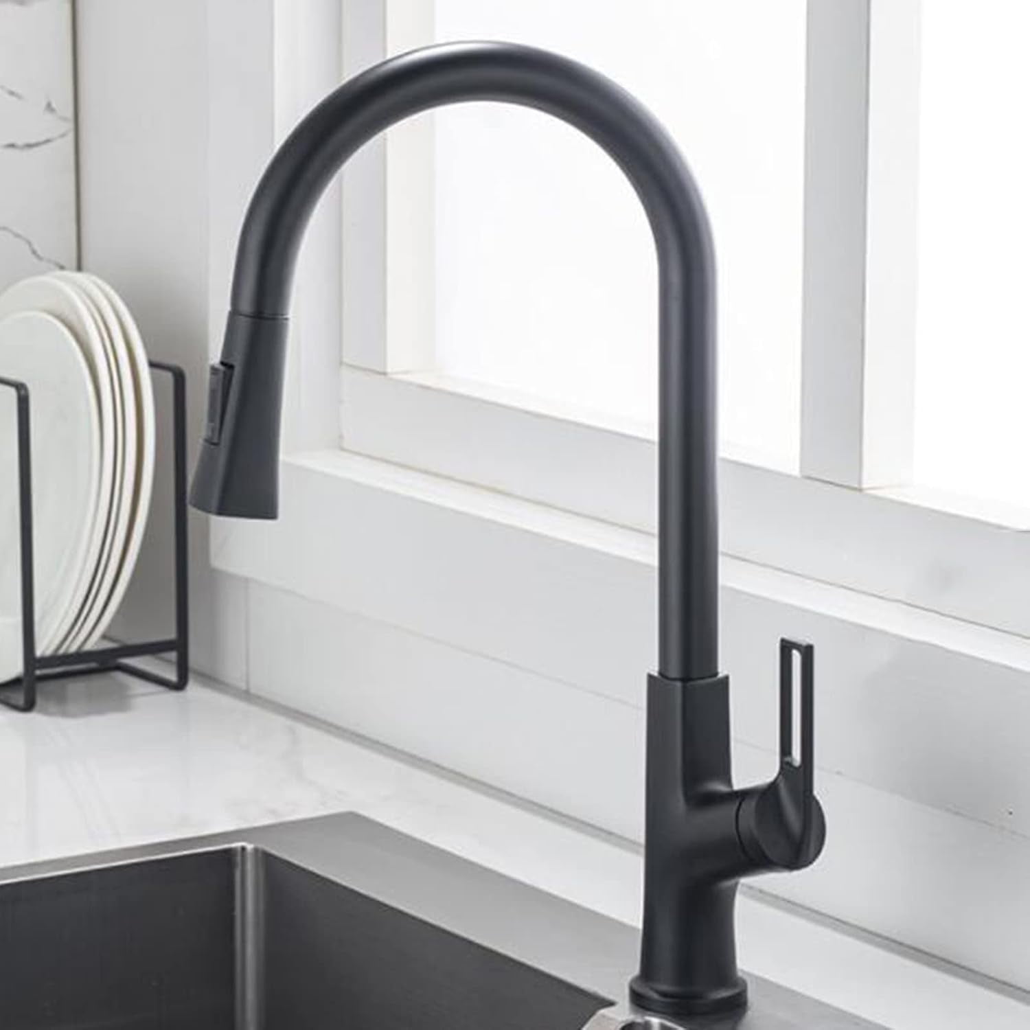 Kitchen Faucets with Pull Out Spray, Kitchen Sink Mixer Faucet Rotation ...