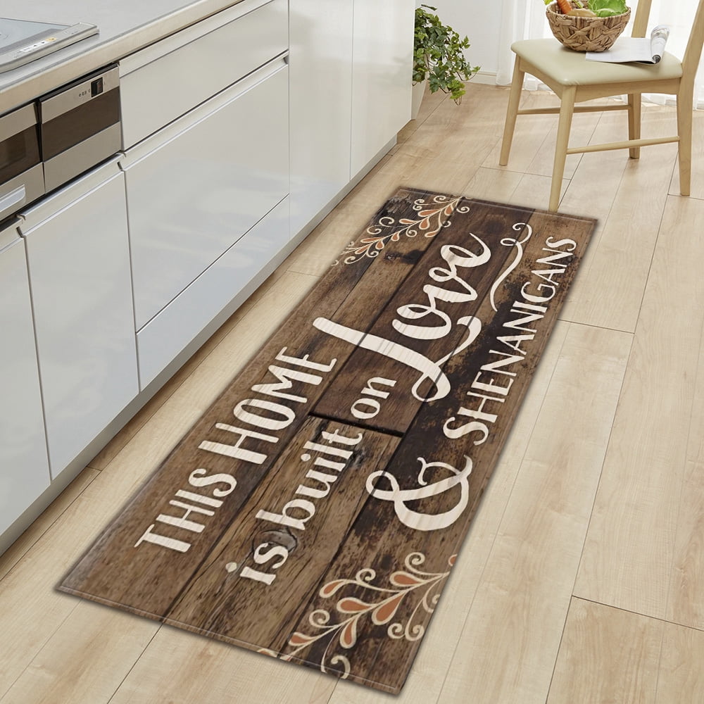 Kitchen Floor Mat Home Entrance Doormat Living Room Balcony Bedroom ...