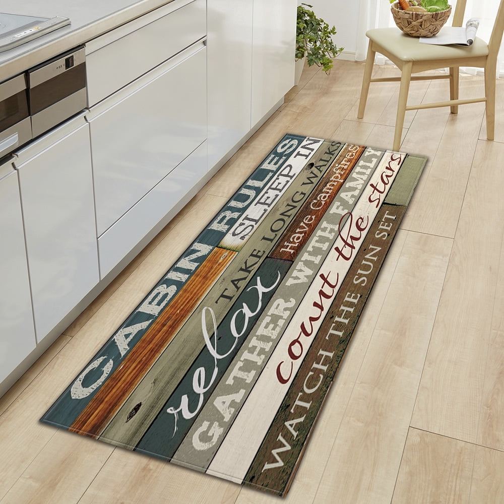 Kitchen Floor Mat Home Entrance Doormat Living Room Balcony Bedroom ...