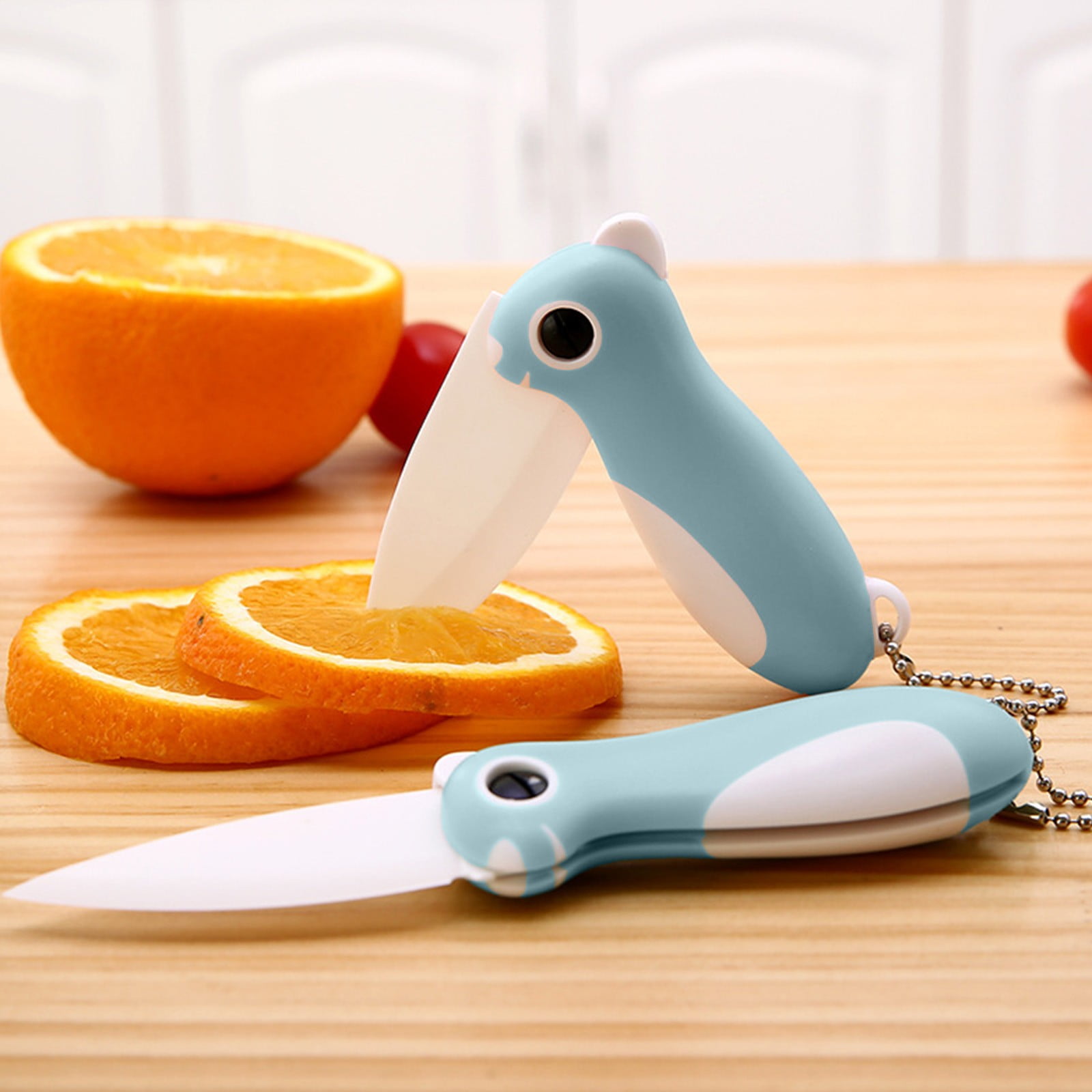 Kitchen Foldable Ceramic Knife With Handle For Easy Storage And Safe ...