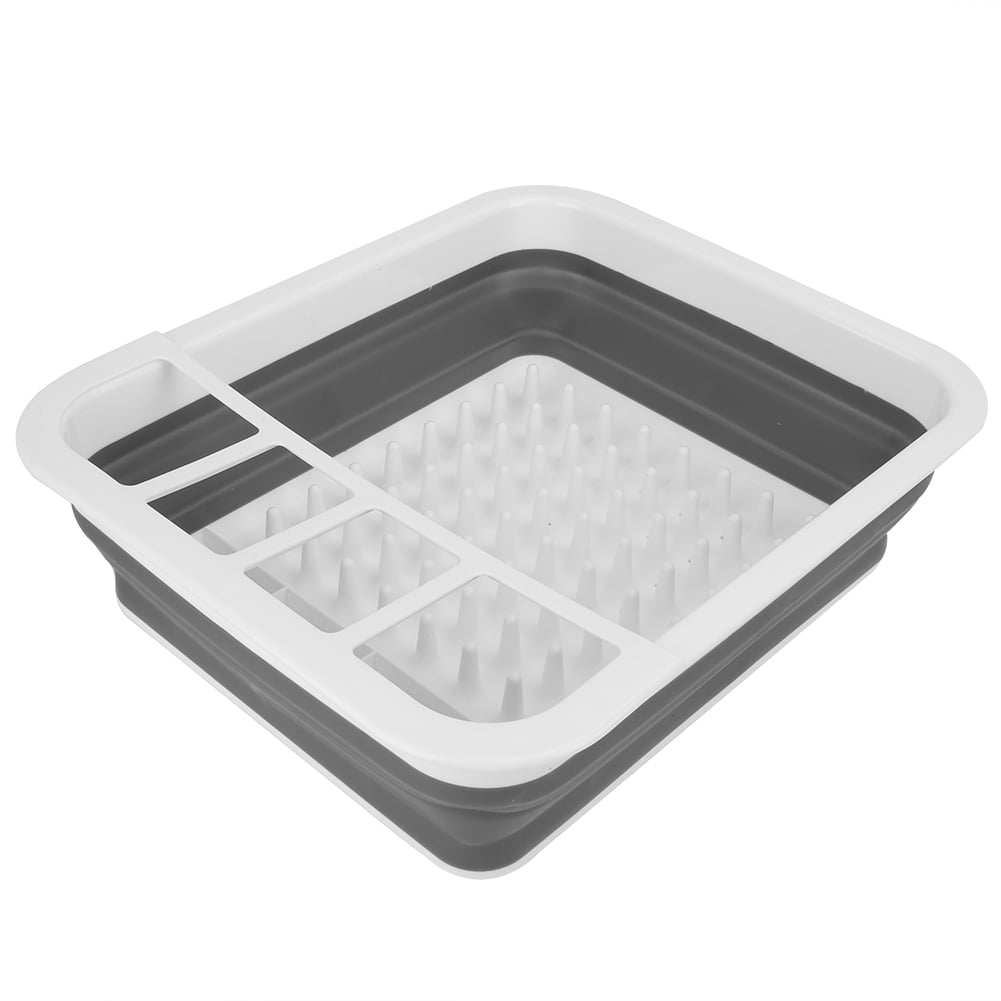 Kitchen Foldable Collapsible Vegetable Washing Drain Basket Strainer ...