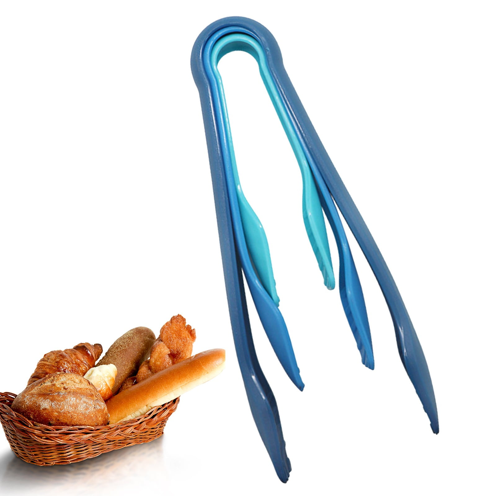Kitchen Food Plastic Tongs Set X 3 Three Different Sizes Kitchen Tongs ...
