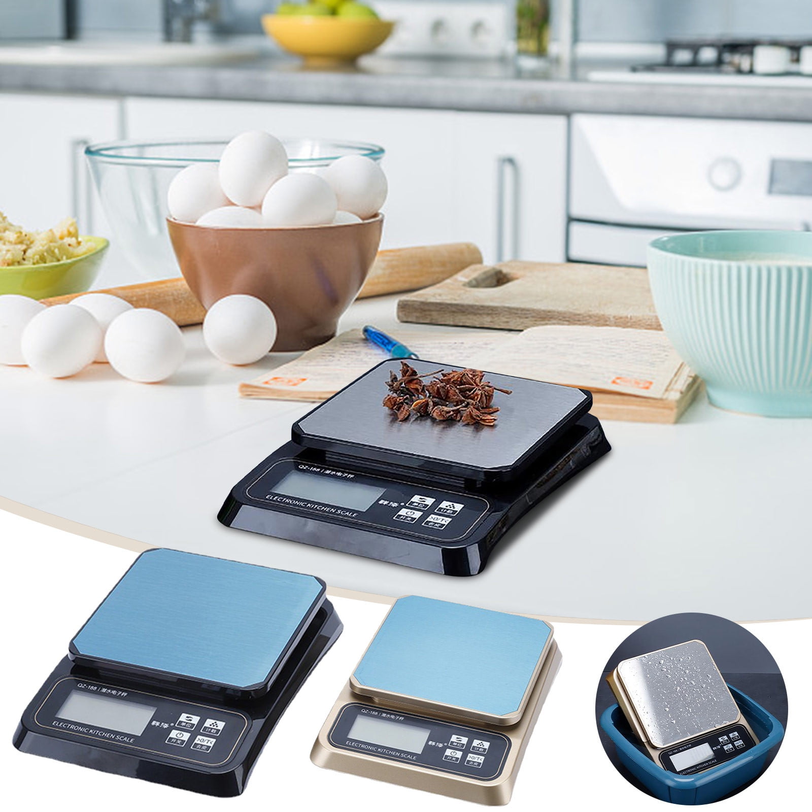 Kitchen Food Scale, Mini Baking Scale, Electronic Weighing Scale, High ...