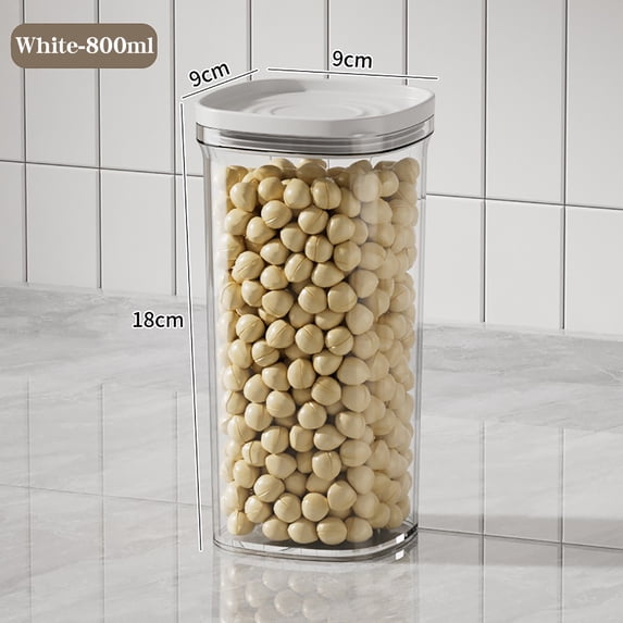 Kitchen Food Storage Container - Airtight Sealed Grain Storage Box with ...
