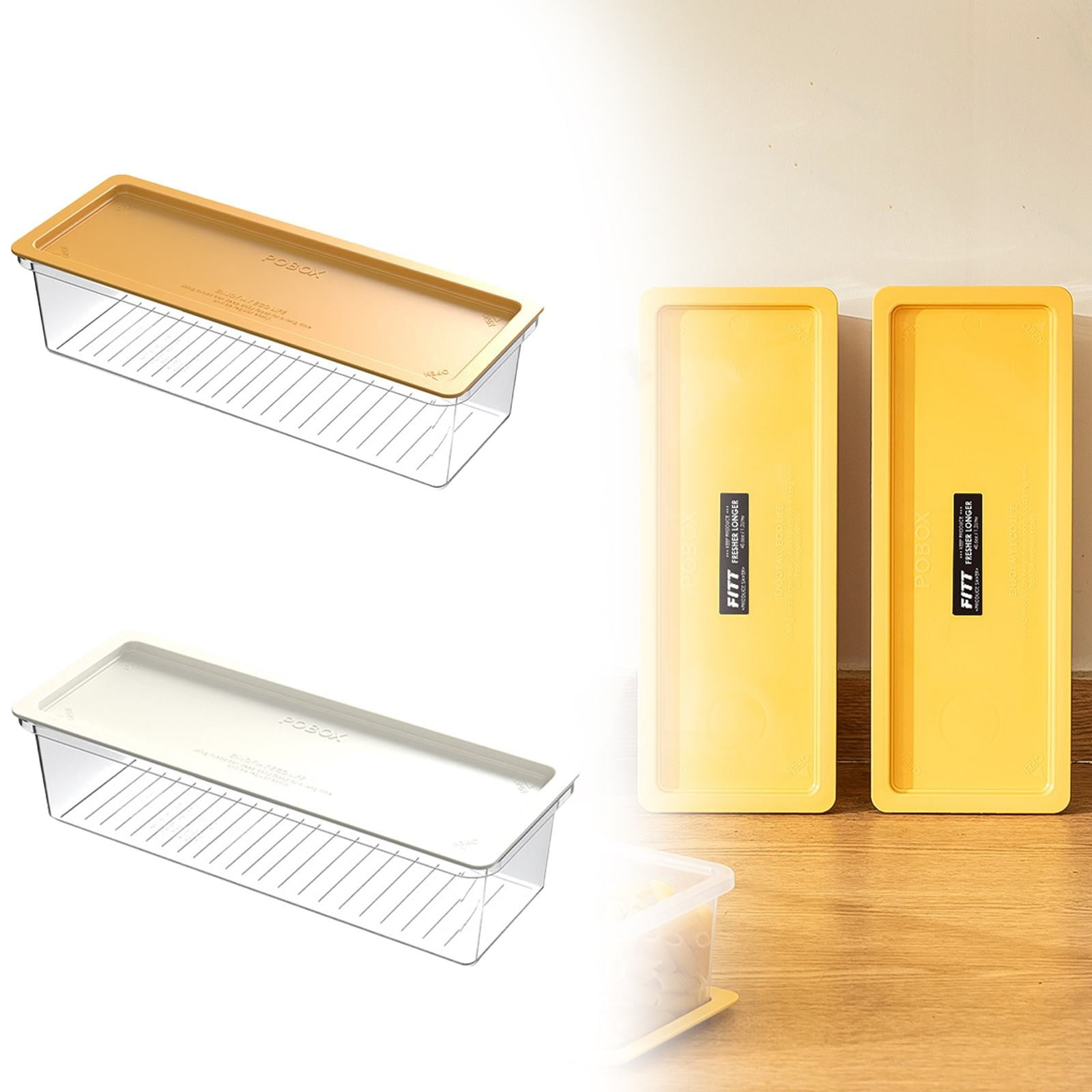 Clearance Food Storage under $5 Transparent Storage Box Refrigerator ...