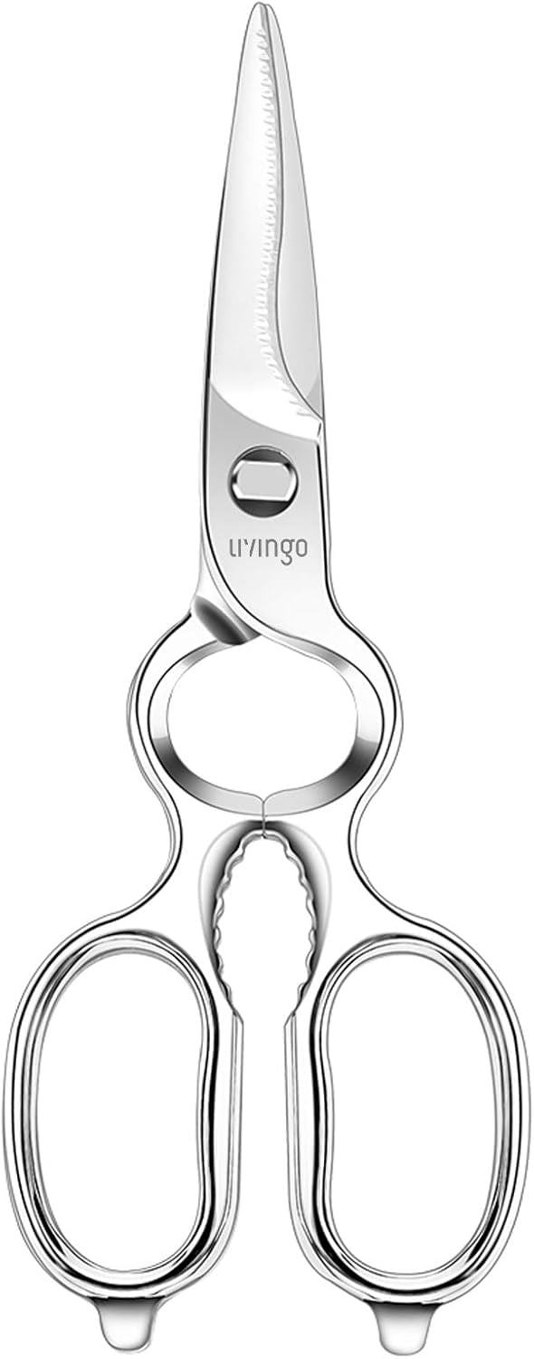 Kitchen Forged Shears Heavy Duty Come Apart Ultra Sharp Multi-function ...
