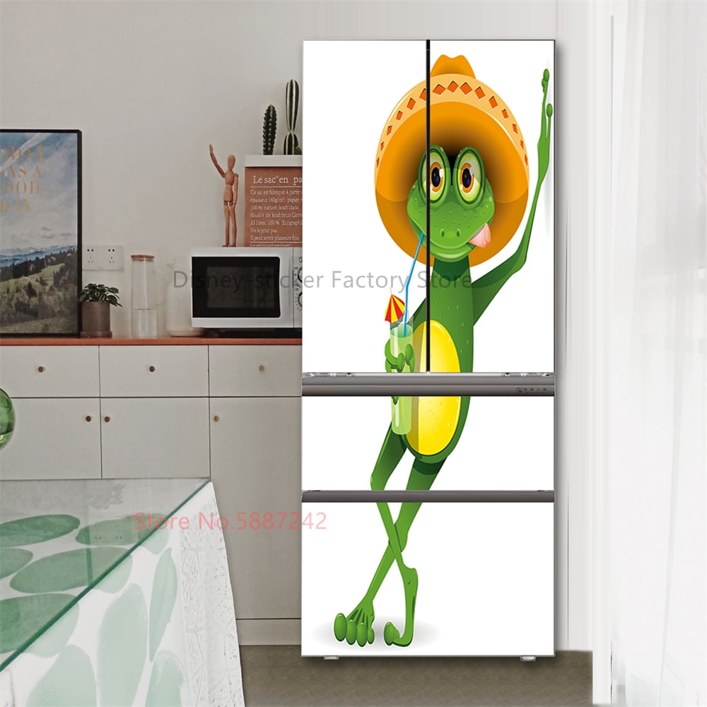 Kitchen Fridge Sticker Vinyl Refrigerator Wallpaper Full Covers Self ...