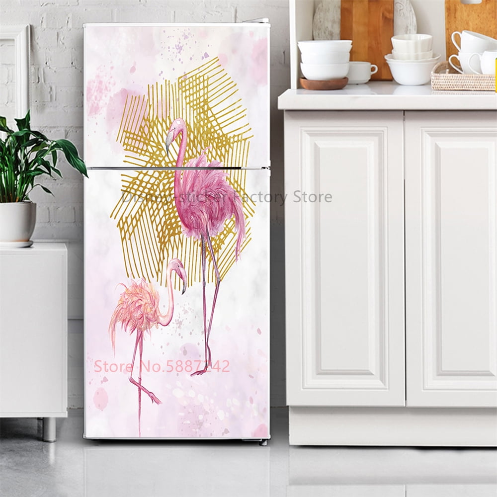 Kitchen Fridge Sticker Vinyl Refrigerator Wallpaper Full Covers Self ...