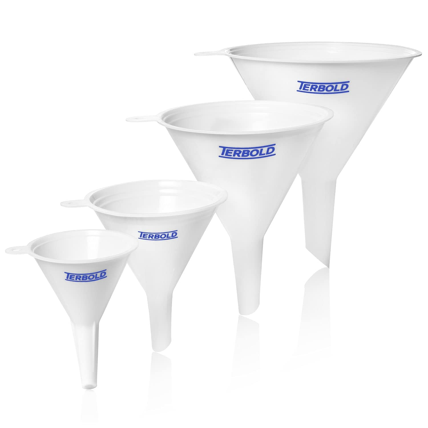 Kitchen Funnel Set of 4, BPA Free Polypropylene for Cooking Oil, Home ...