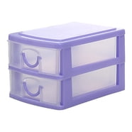 STERILITE Small Organizer Single Storage Drawer with See Through White ...