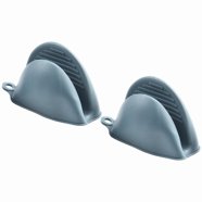 2X Silicone Holder Hot Plate Pot Pan Glove Grip Heat Resistant Oven ...