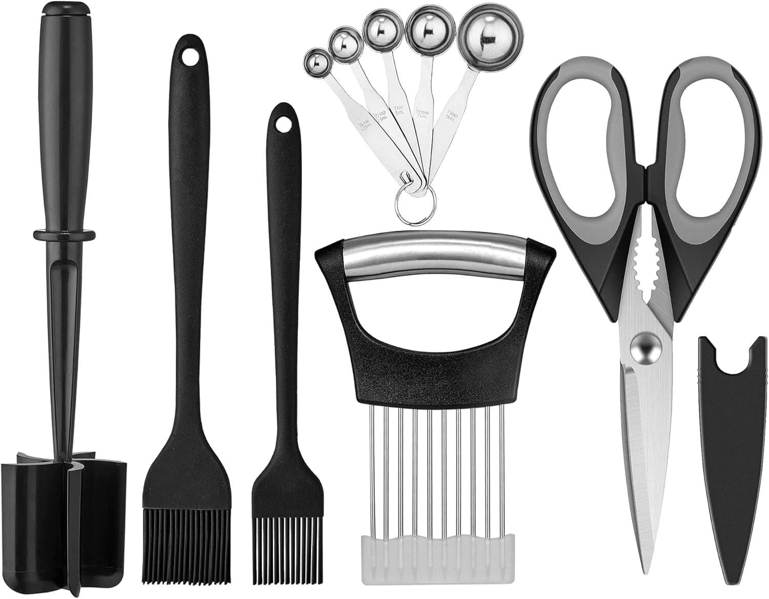 Kitchen Gadgets Set - 6 Pcs Cooking Utensils Collection - Essential ...