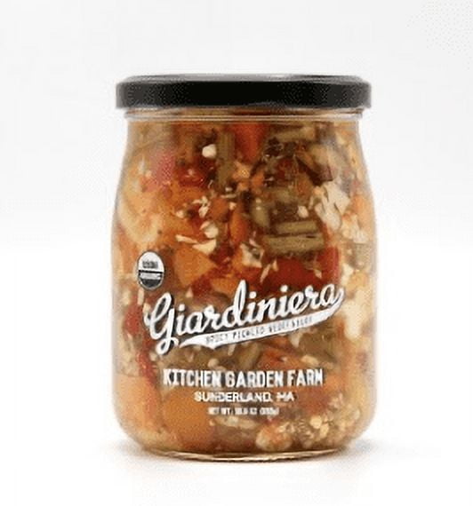 Kitchen Garden Farm USDA Organic Giardiniera (2 Pack) of 19.6 oz Glass ...