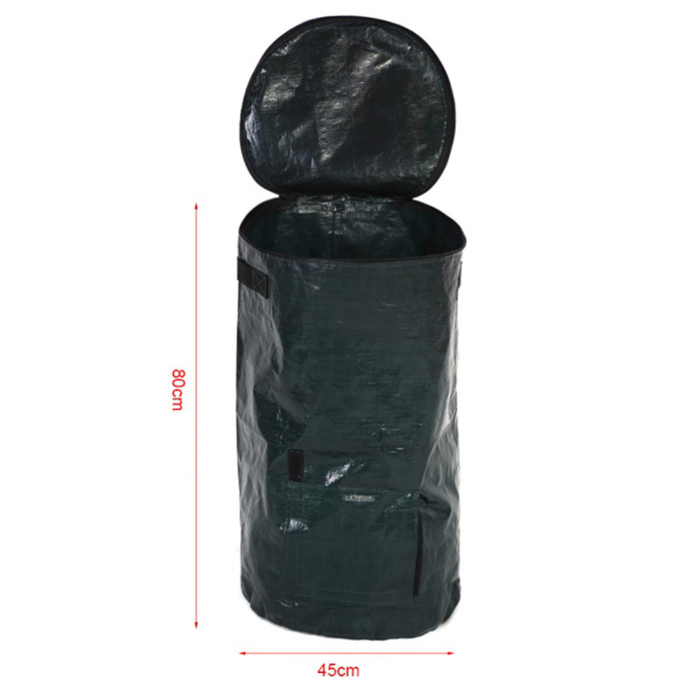 Kitchen Garden Yard Compost Bag Organic Waste Storage Planter Converter ...