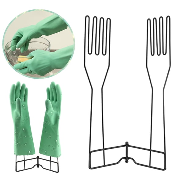 Kitchen Glove Drying Rack, Stainless Steel Glove Holder for Rubber ...
