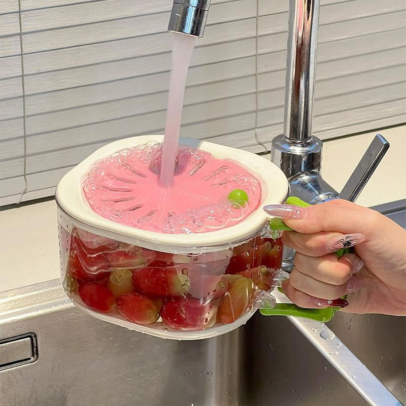 [Kitchen Good Stuff] Faucet Washing Basin Wash Fruit Drain Basket 2024 ...