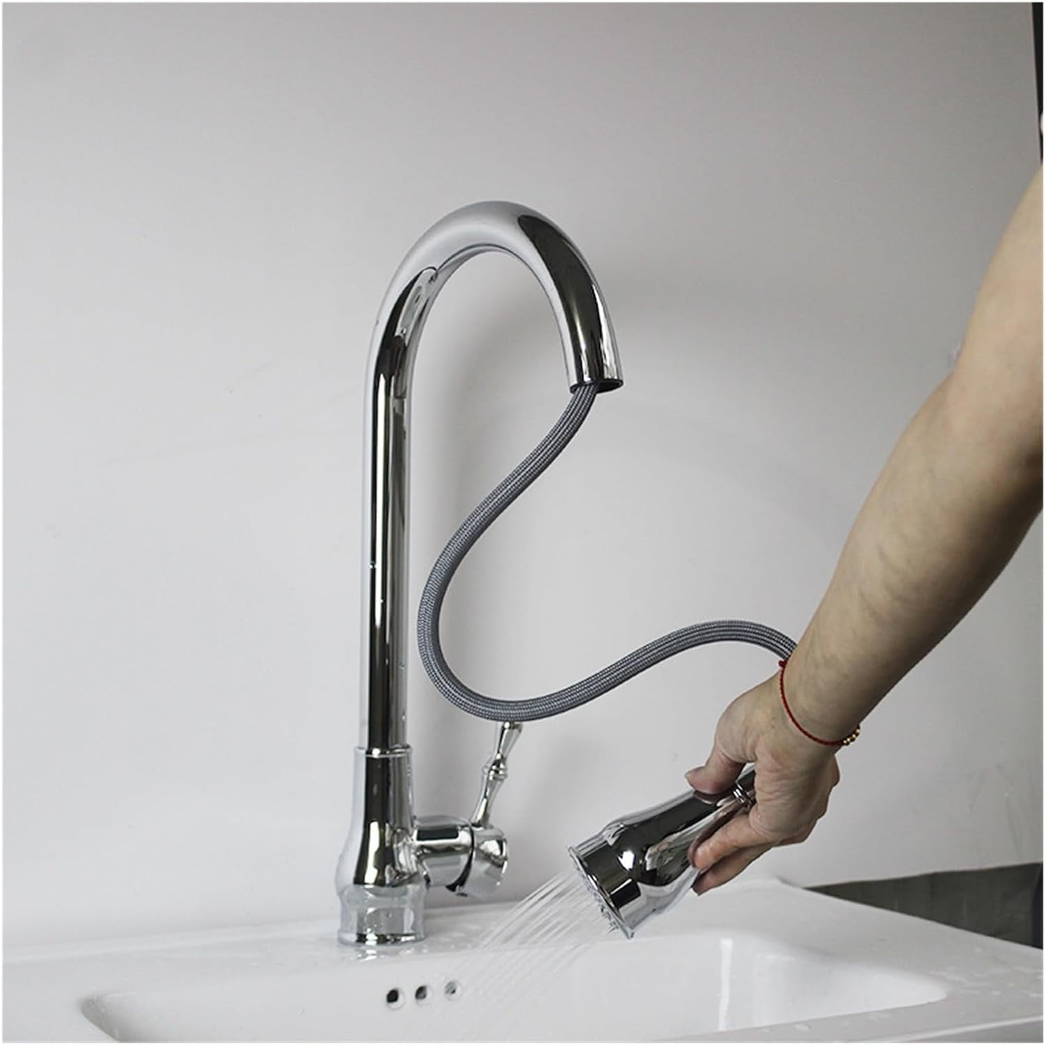 Kitchen Gourmet Faucet Kitchen Sink Faucet Full Copper 360° Rotating ...