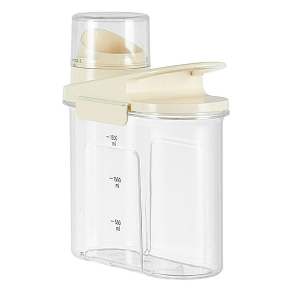 Kitchen Grains Storage Container Large Cereal Dispenser with Lid ...