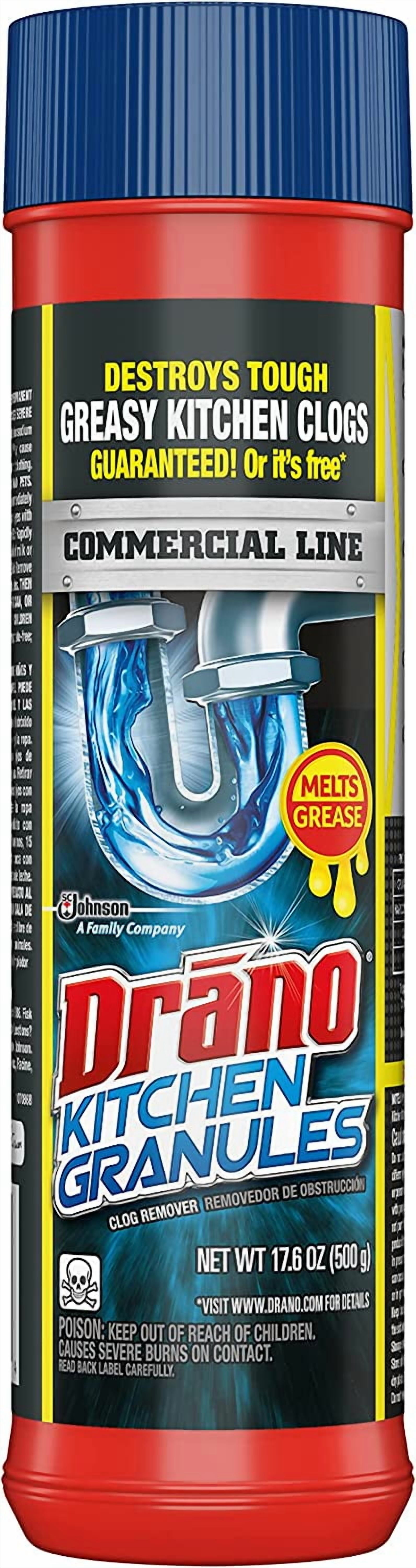 Kitchen Granules Drain Clog Remover and Cleaner, Unclogs Blockage from ...