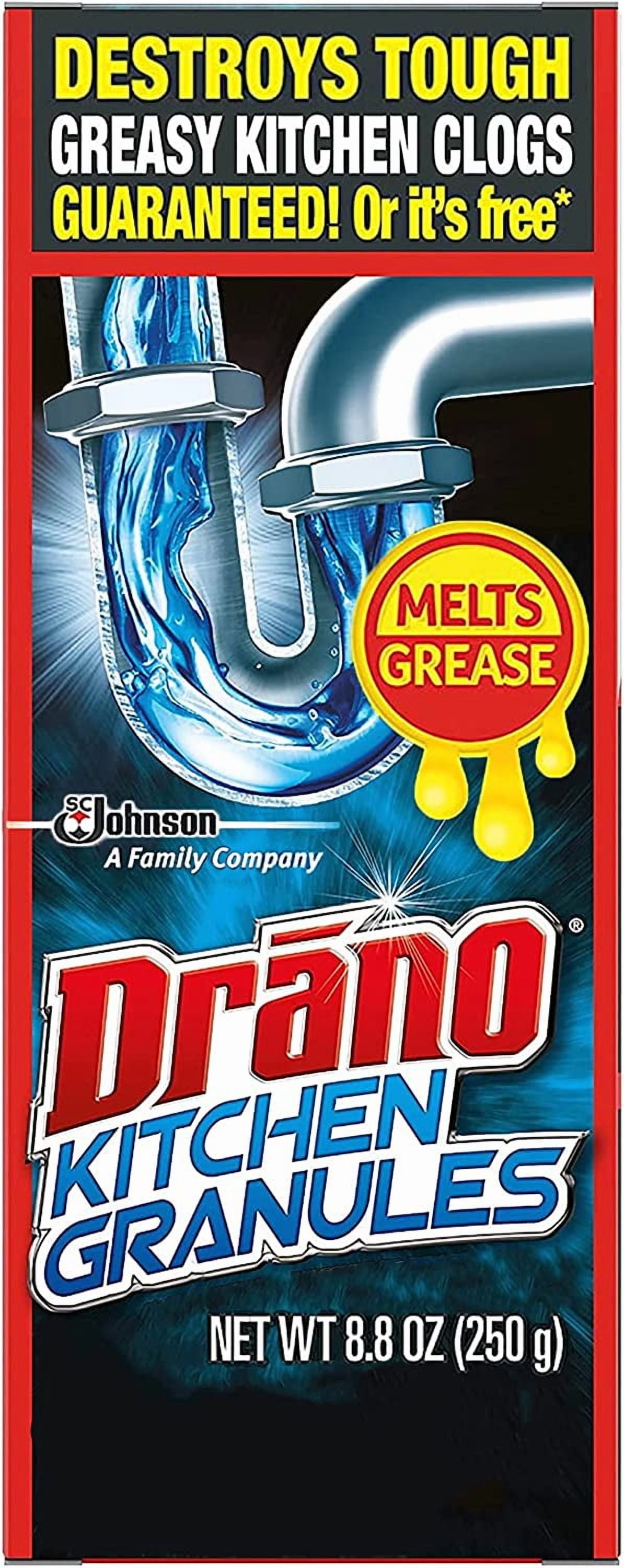 Kitchen Granules Drain Clog Remover and Cleaner, Unclogs blockage from ...