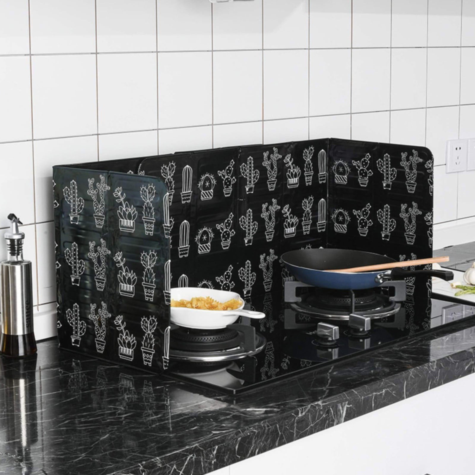 Kitchen Grease Board Non Stick 3 Splatter Guard for Stove Top and ...