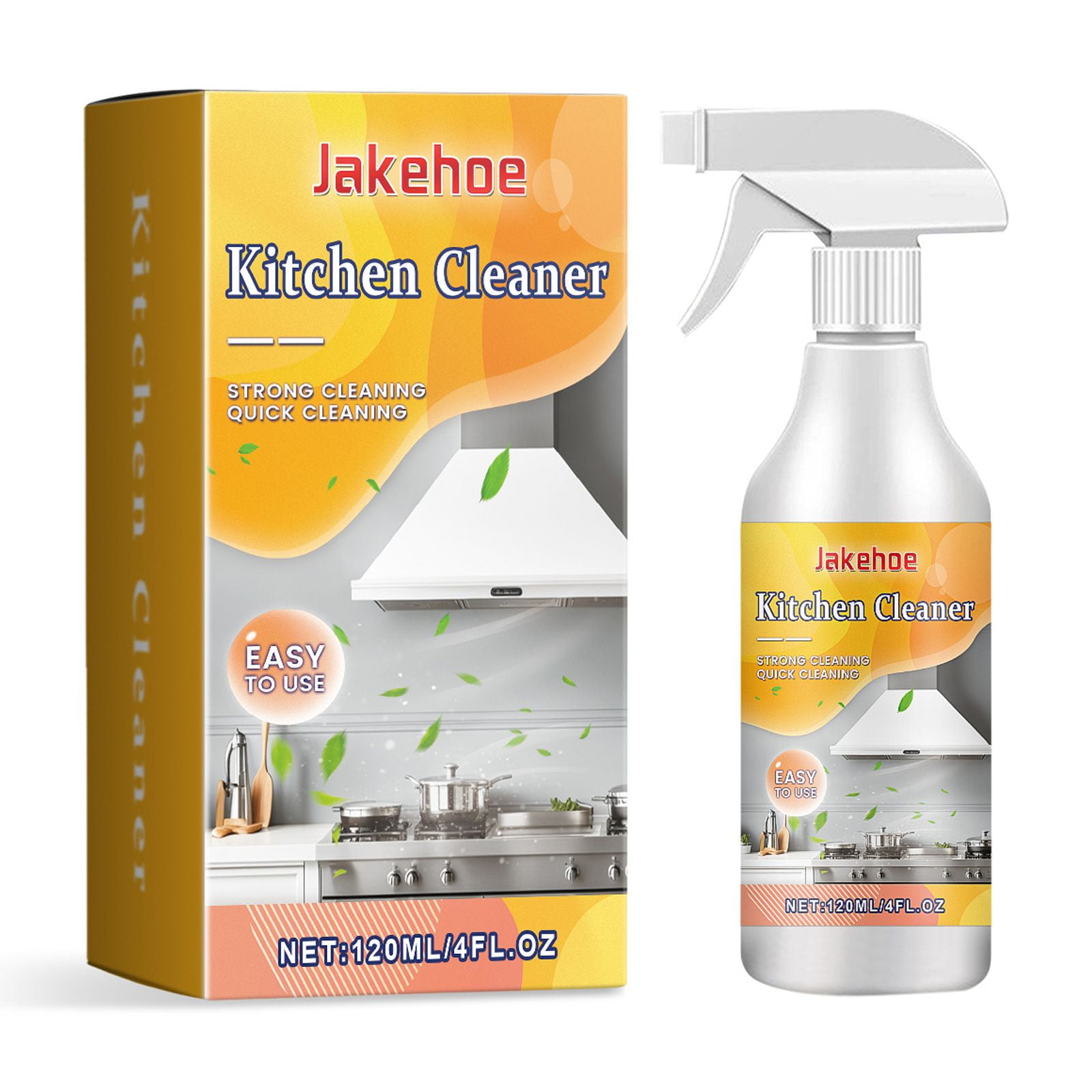 Kitchen Grease Cleaner, Powerful Formula, Removes Stubborn Grime, Safe ...