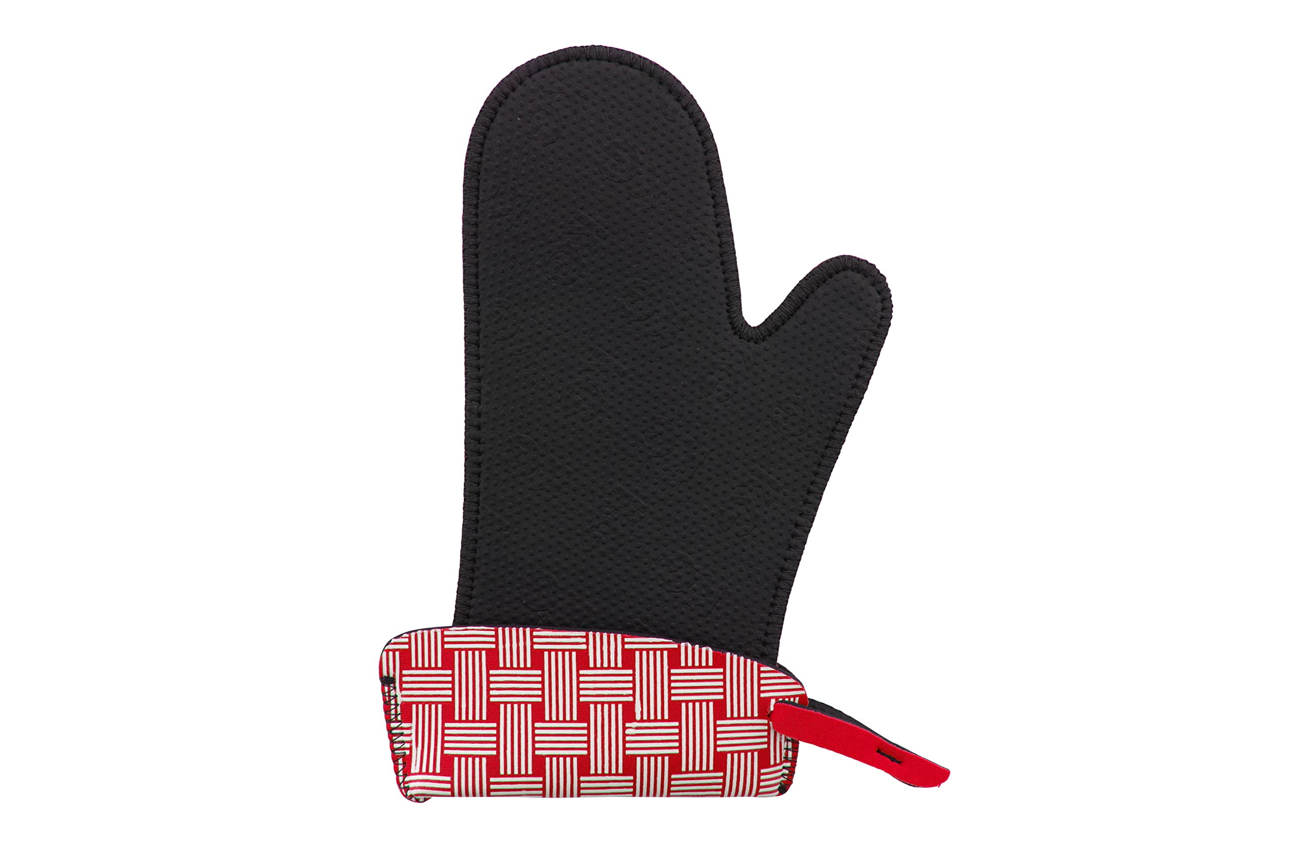 Kitchen Grips Chef's Mitt, Large, Cherry/White Woven - Walmart.com