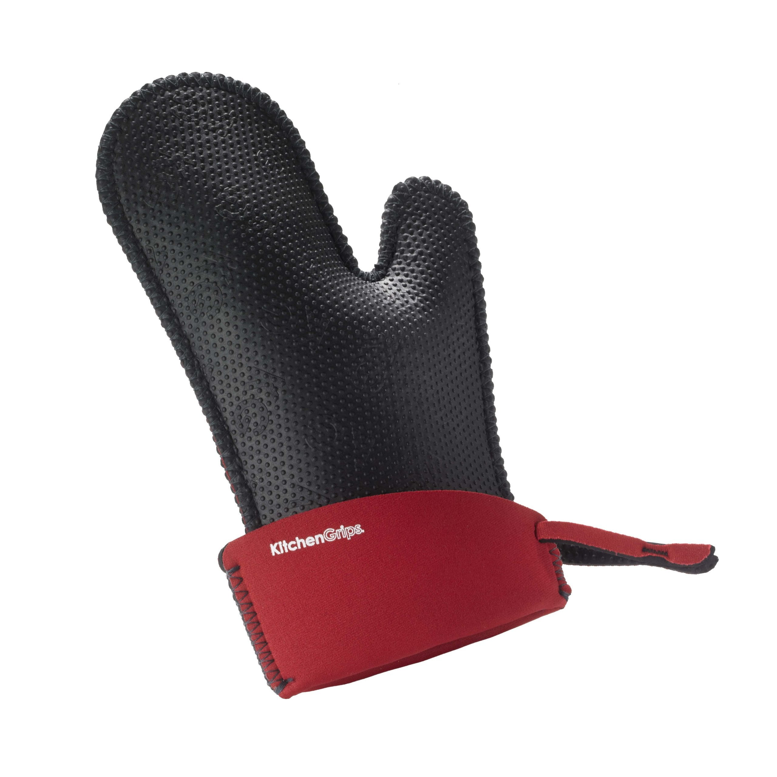 Kitchen Grips Chef's Mitt, Small, Black/Cherry - Walmart.com