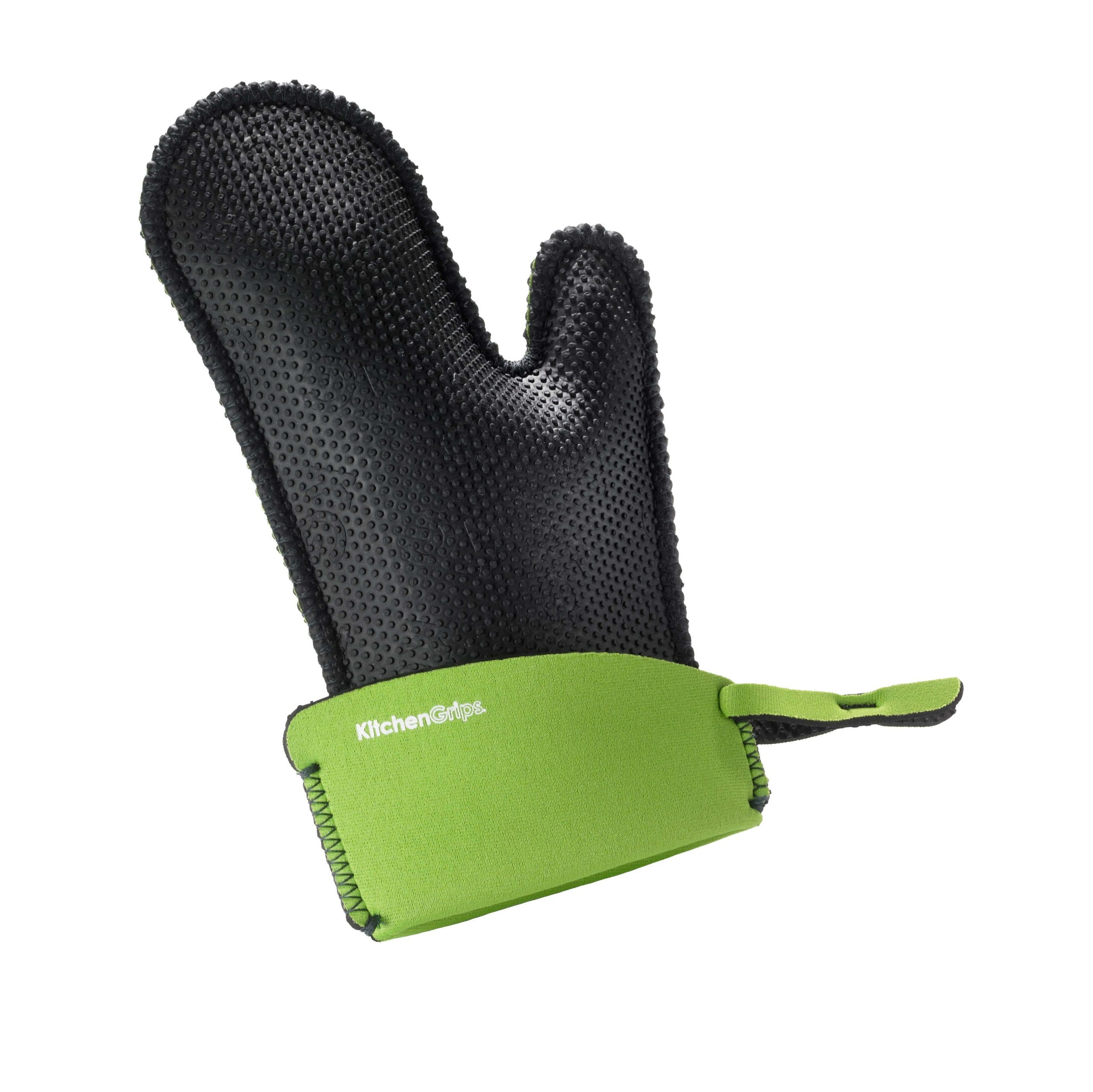 Kitchen Grips Chef's Mitt, Small, Black/Lime - Walmart.com