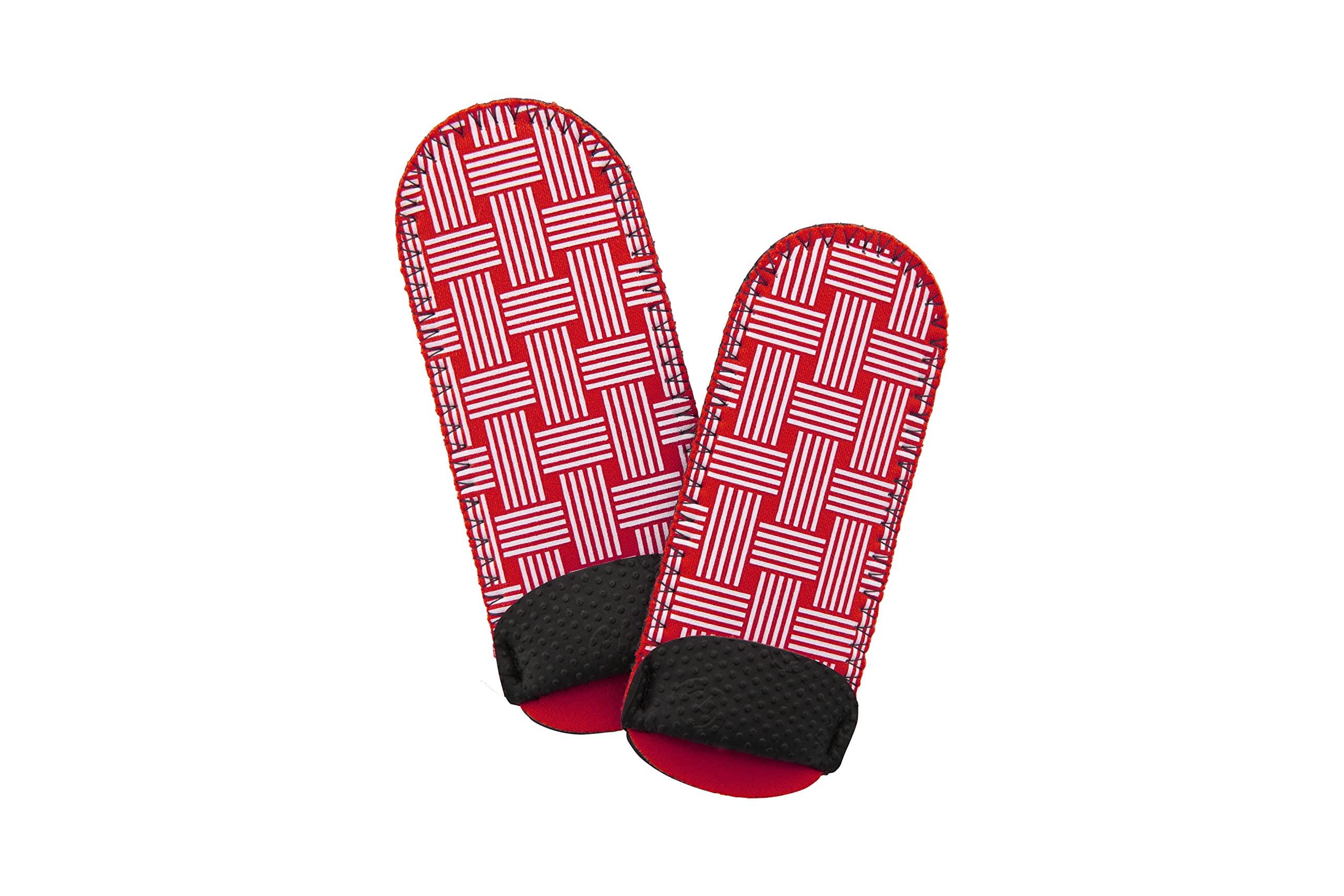 Kitchen Grips Deluxe 2pc Pot & Pan Handle Holder Set, White Woven ...