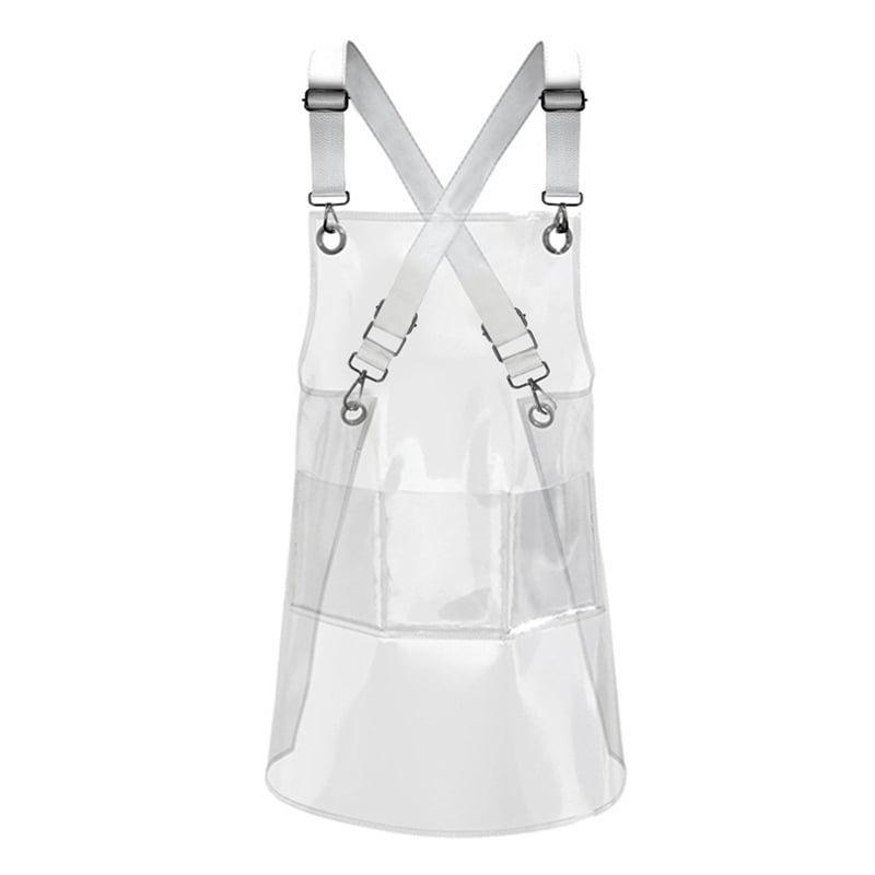 Kitchen Hair Salon Barber Apron for Women/Men with Pockets Work ...