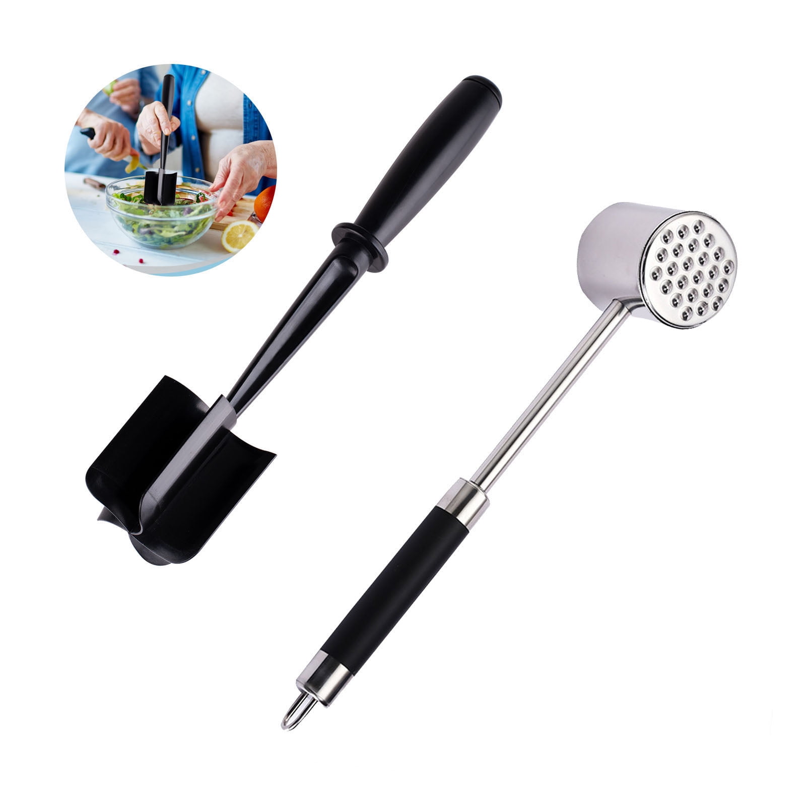 Kitchen Hamburger Meat Chopper Versatile Meat Masher and Tenderizer ...