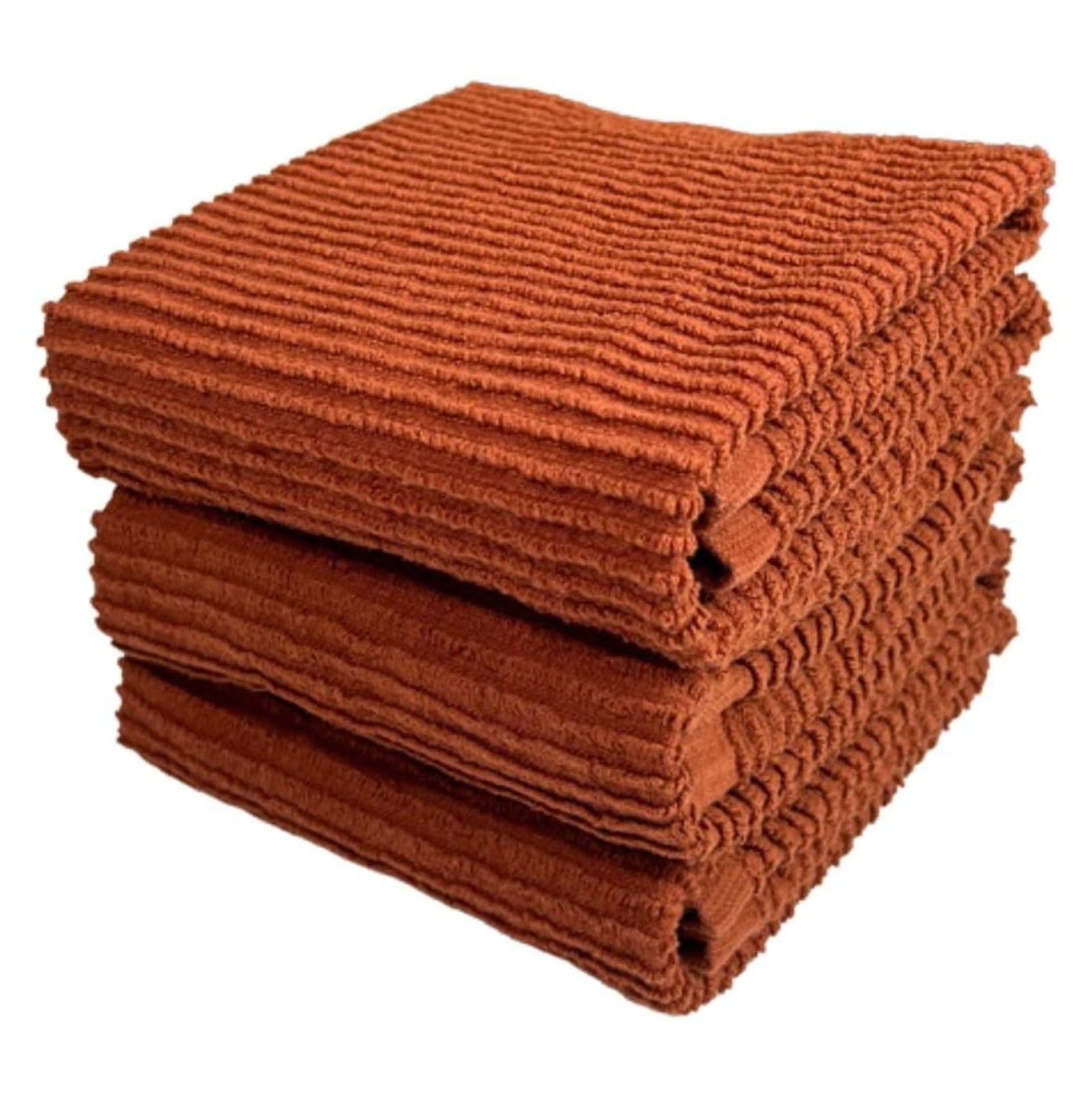 Kitchen Hand Towels: Maroon Rust 100% Cotton Cloth Soft Cleaning Drying ...
