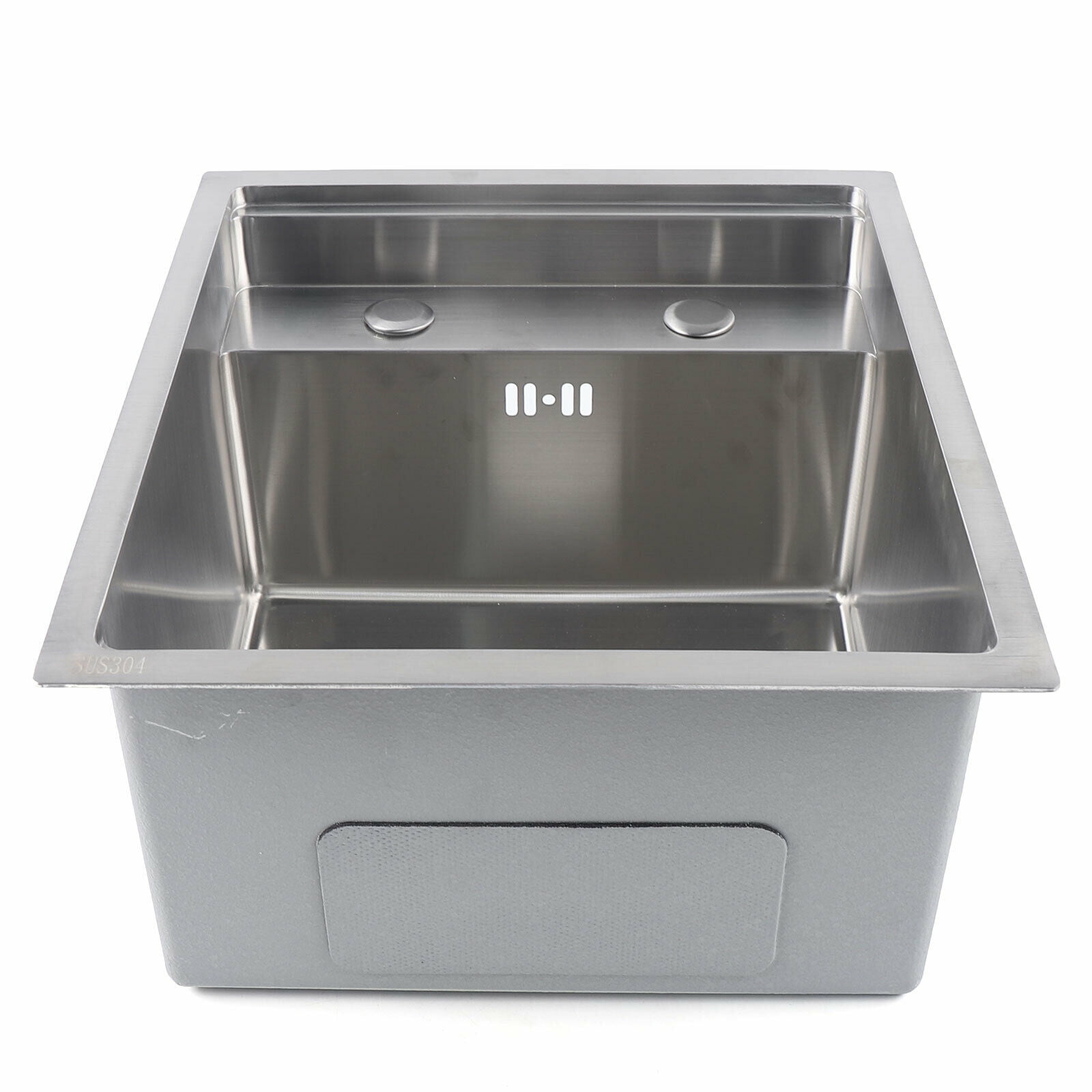 Kitchen Hidden Sink, Single Bowl Square Sink Stainless Steel Hidden Bar ...