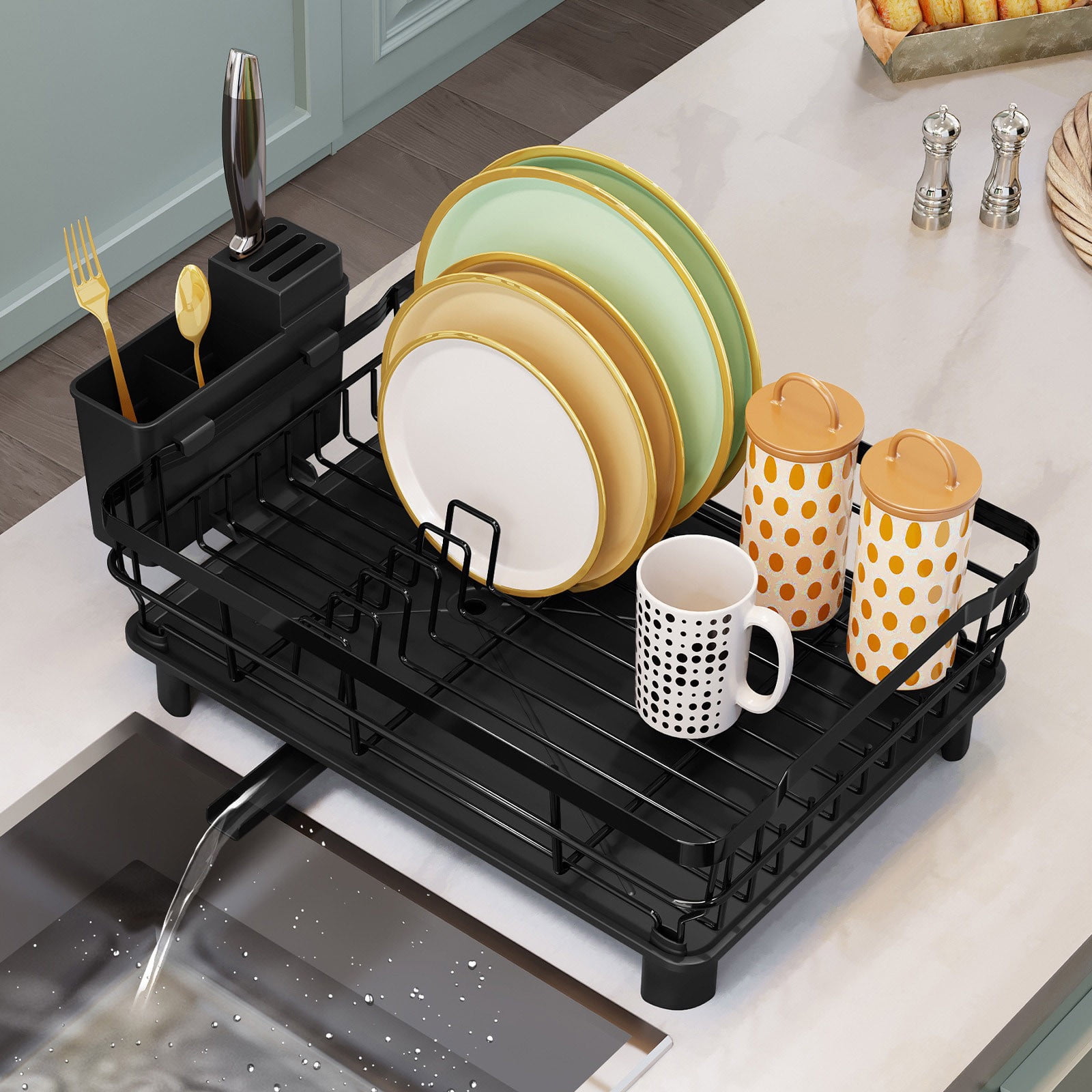 Kitchen Household Multi-functional Rack Filtration Rack Rack Storage ...