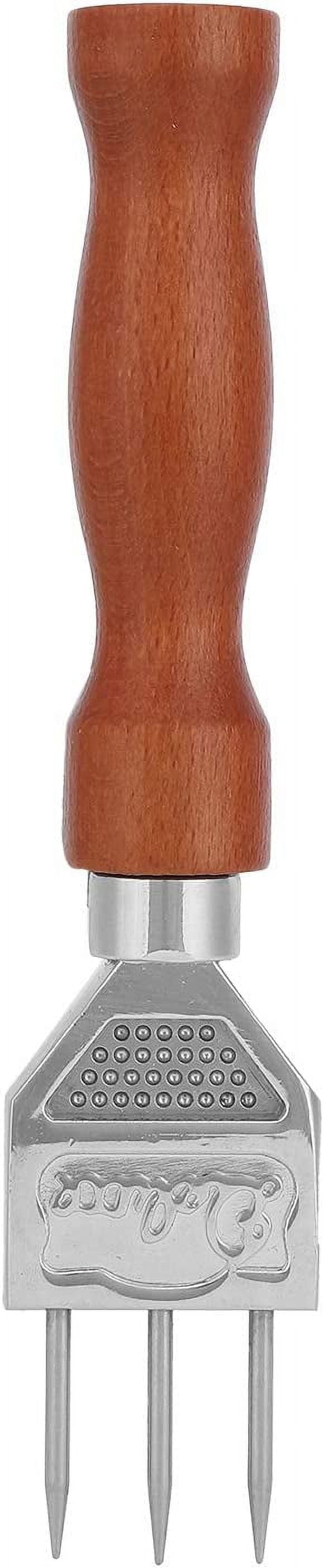 Kitchen Ice Pick Stainless Steel Ice Pick with Wood Handle Bartender ...