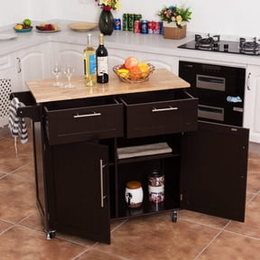 Shop Durable Rolling Butcher Block Carts and Kitchen Islands