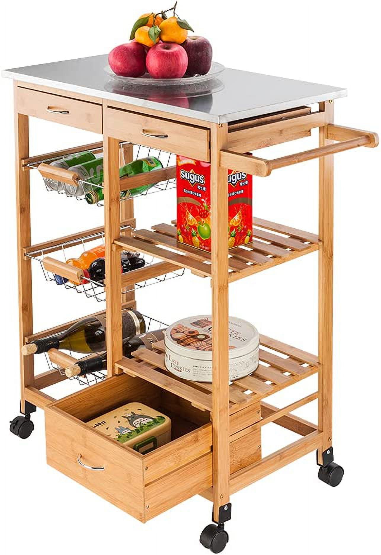 Kitchen Island & carts Kitchen Island with Storage Kitchen Cart with ...