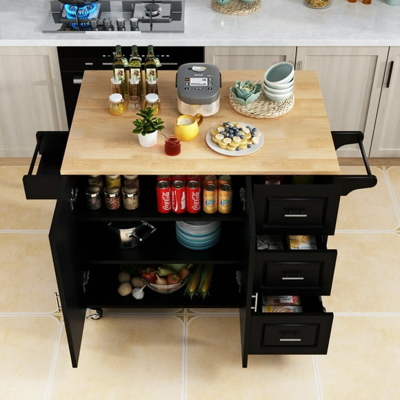 Kitchen Island Extendable Table