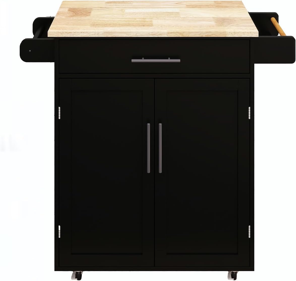 Kitchen Island with Storage with Countertop, Rolling Trolley with ...