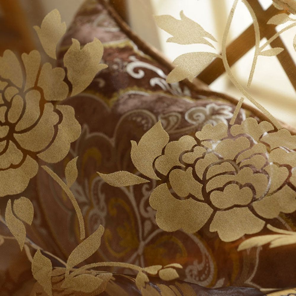 Kitchen Jacquard LivingRoom Transparent Panel Drape Modern Design ...