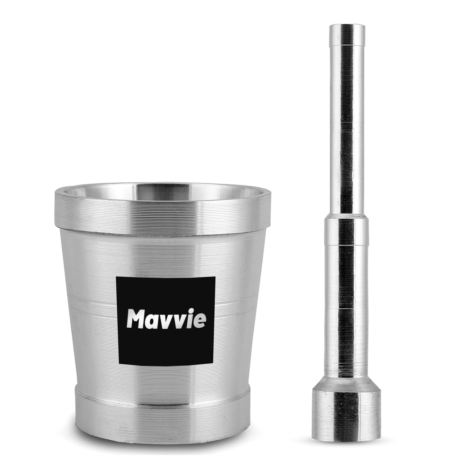 Kitchen Khalbatta Okhli Masher Mortar and Pestle Set Aluminium Khal ...