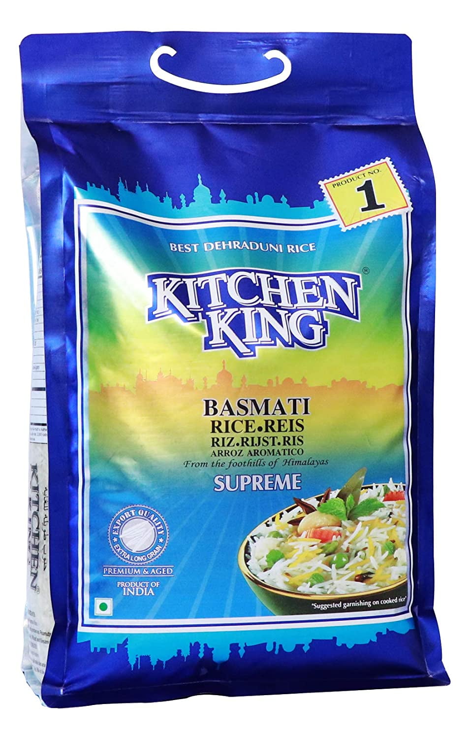Kitchen King Supreme Basmati Rice Non GMO bag, 10lbs - Walmart.com