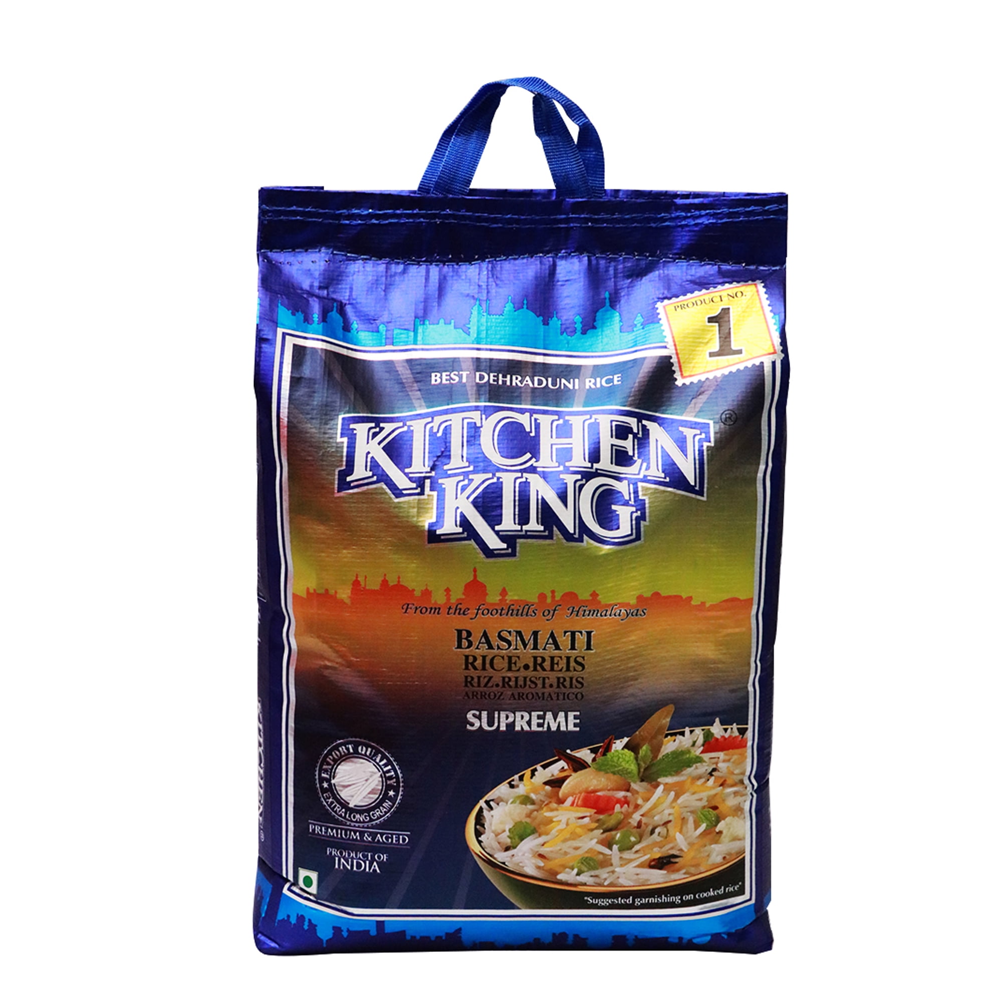 Kitchen King Supreme White Basmati Rice 20Lbs. from Pari Foods Inc ...