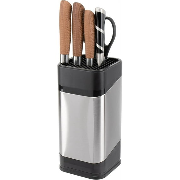 Kitchen Knife Holder Stainless Steel Universal Knife Block for Kitchen ...