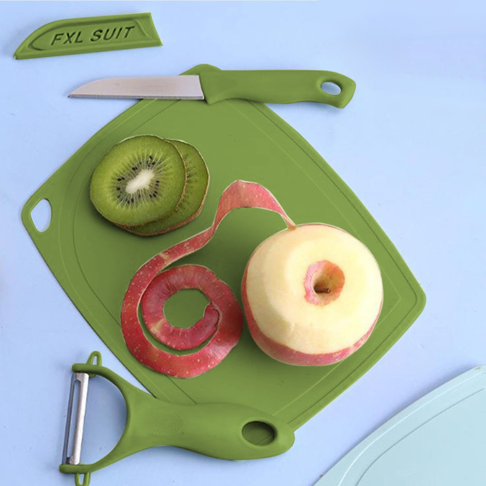 Kitchen Knife Set | Plastic Kitchen Knife with Secure Grip Handle ...