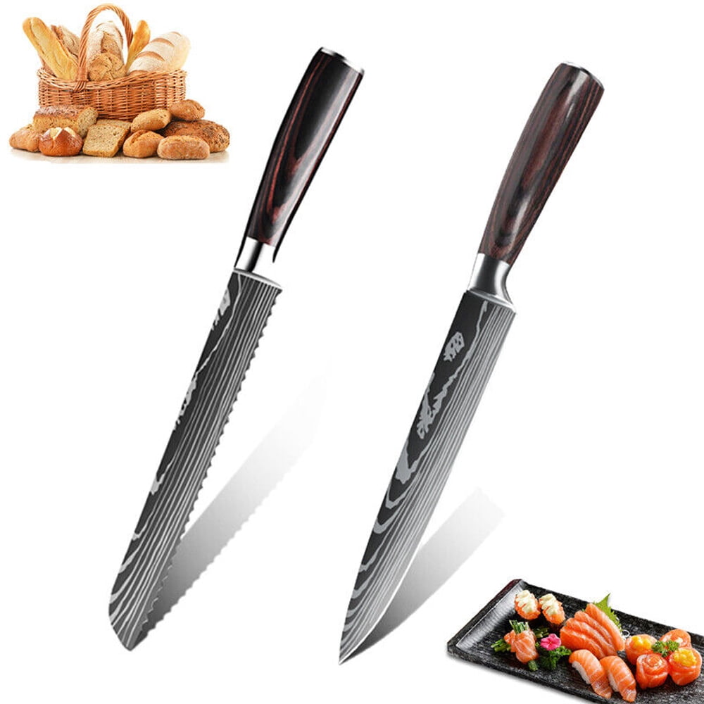 Kitchen Knife Sets for Home Restaurant, 2 Pieces German Ultra Sharp ...