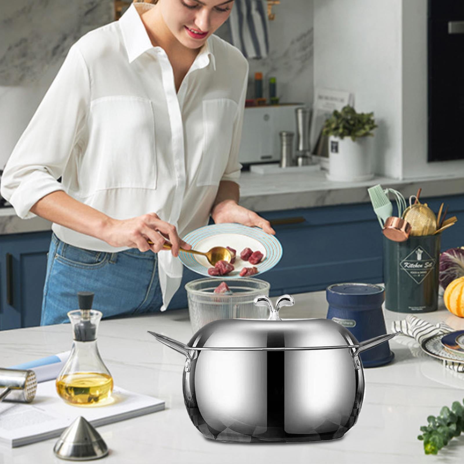 Kitchen Knives Stainless Steel Stock Pot With Lid Stainless Steel Pot ...